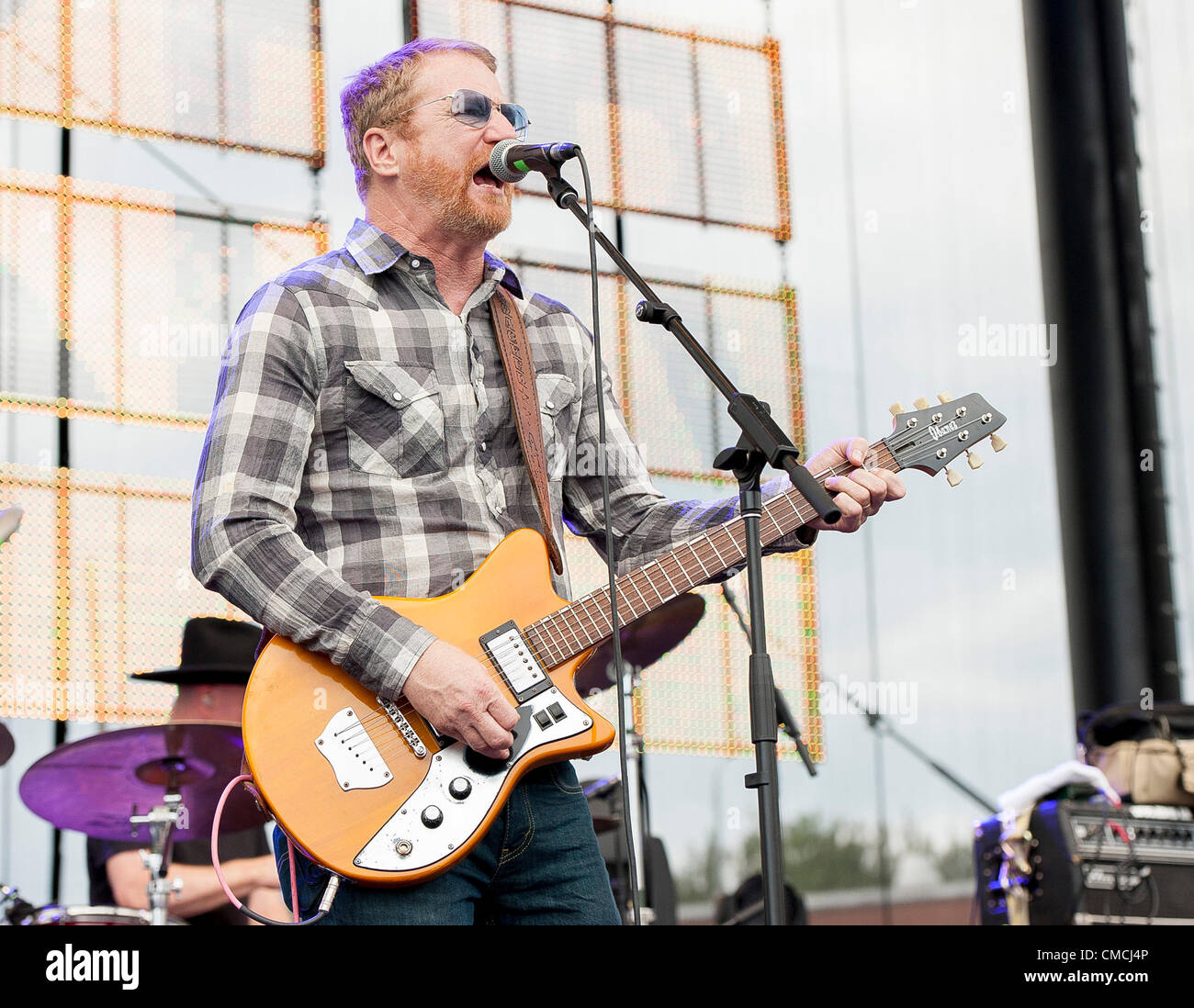 Jul. 12, 2012 - Raleigh, North Carolina; USA - Singer / Guitarist DAVID ...