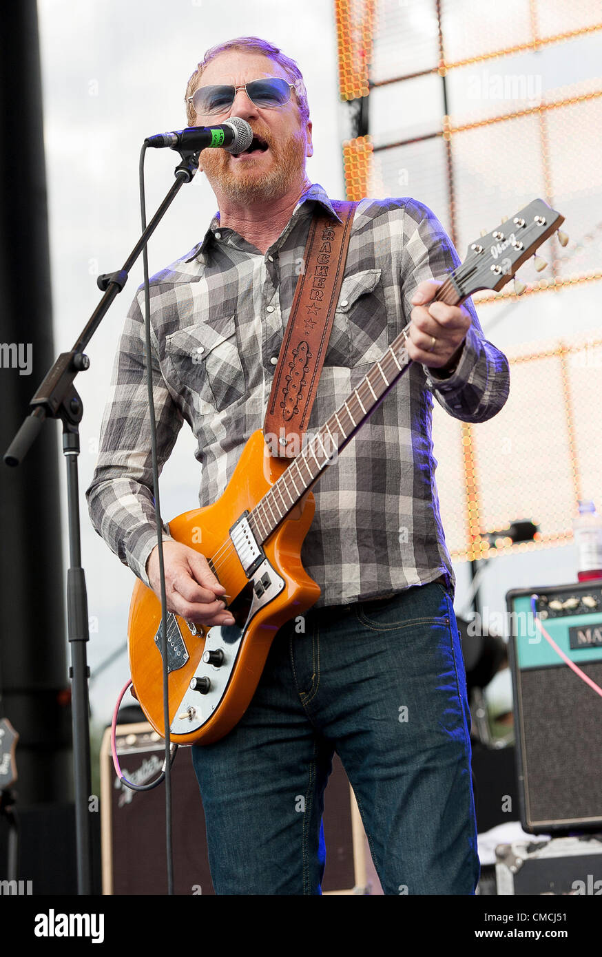 Jul. 12, 2012 - Raleigh, North Carolina; USA - Singer / Guitarist DAVID ...