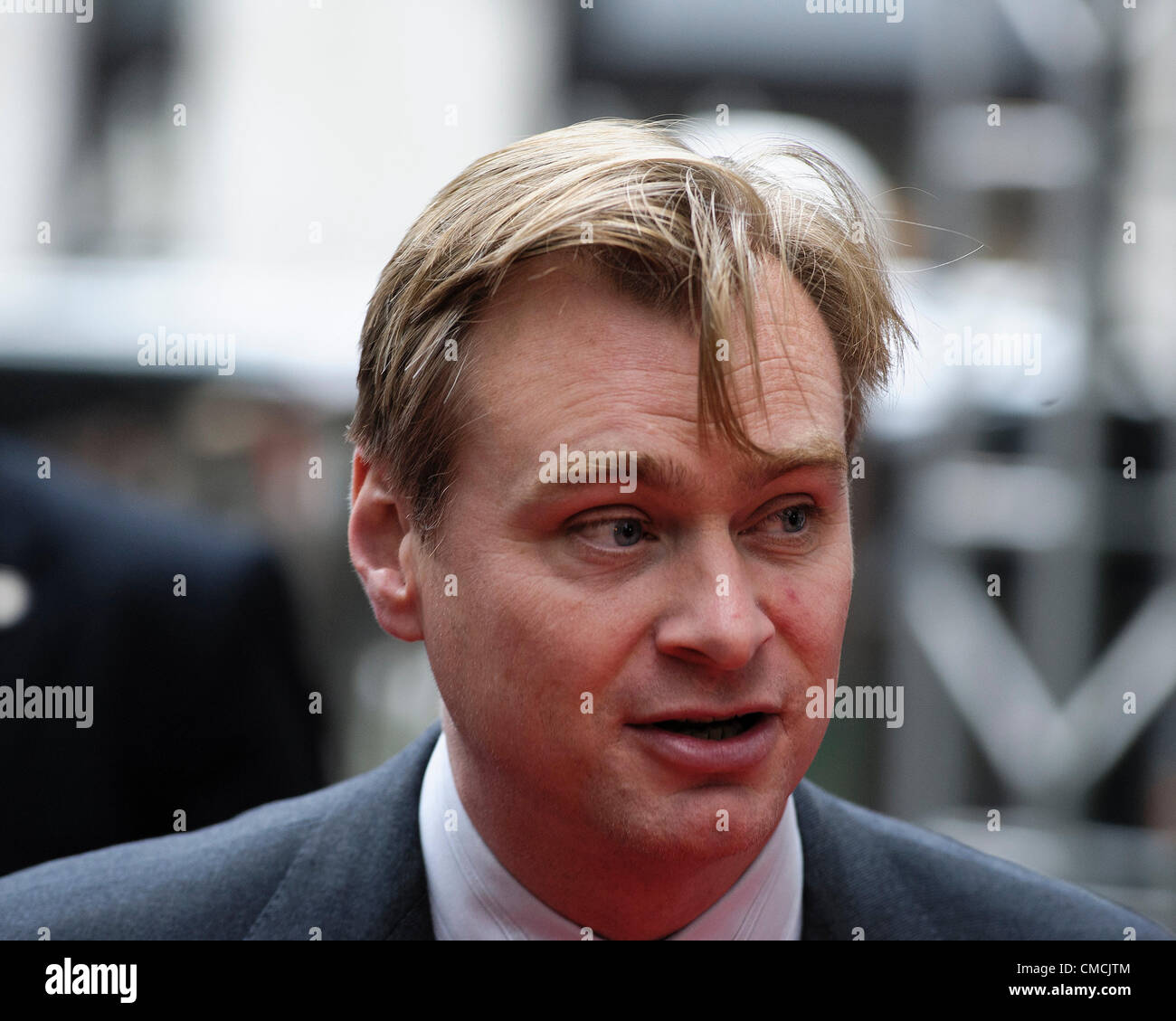 Director Christopher Nolan attends the European Premiere of The Dark ...