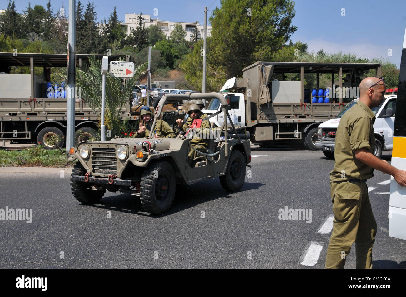 Haifa, Israel. 19th July, 2012. The Home Front Command and rescue ...