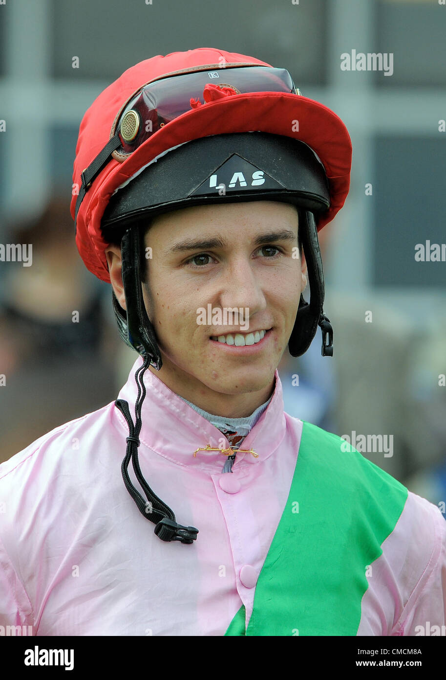 MICHAEL METCALFE JOCKEY BEVERLEY RACECOURSE BEVERLEY ENGLAND 17 July ...