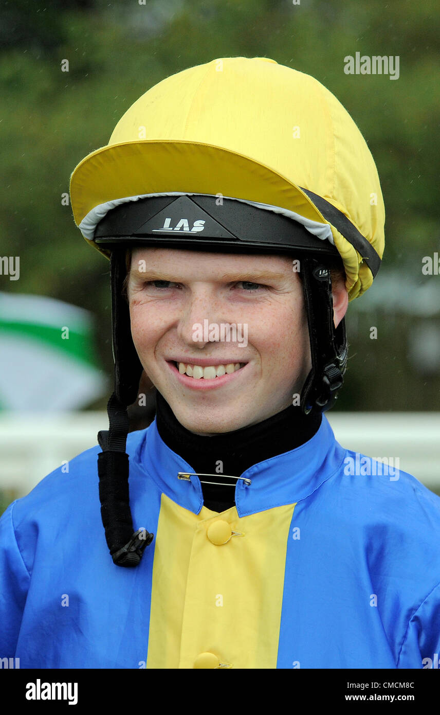 THOMAS GARNER JOCKEY BEVERLEY RACECOURSE BEVERLEY ENGLAND 17 July 2012 ...