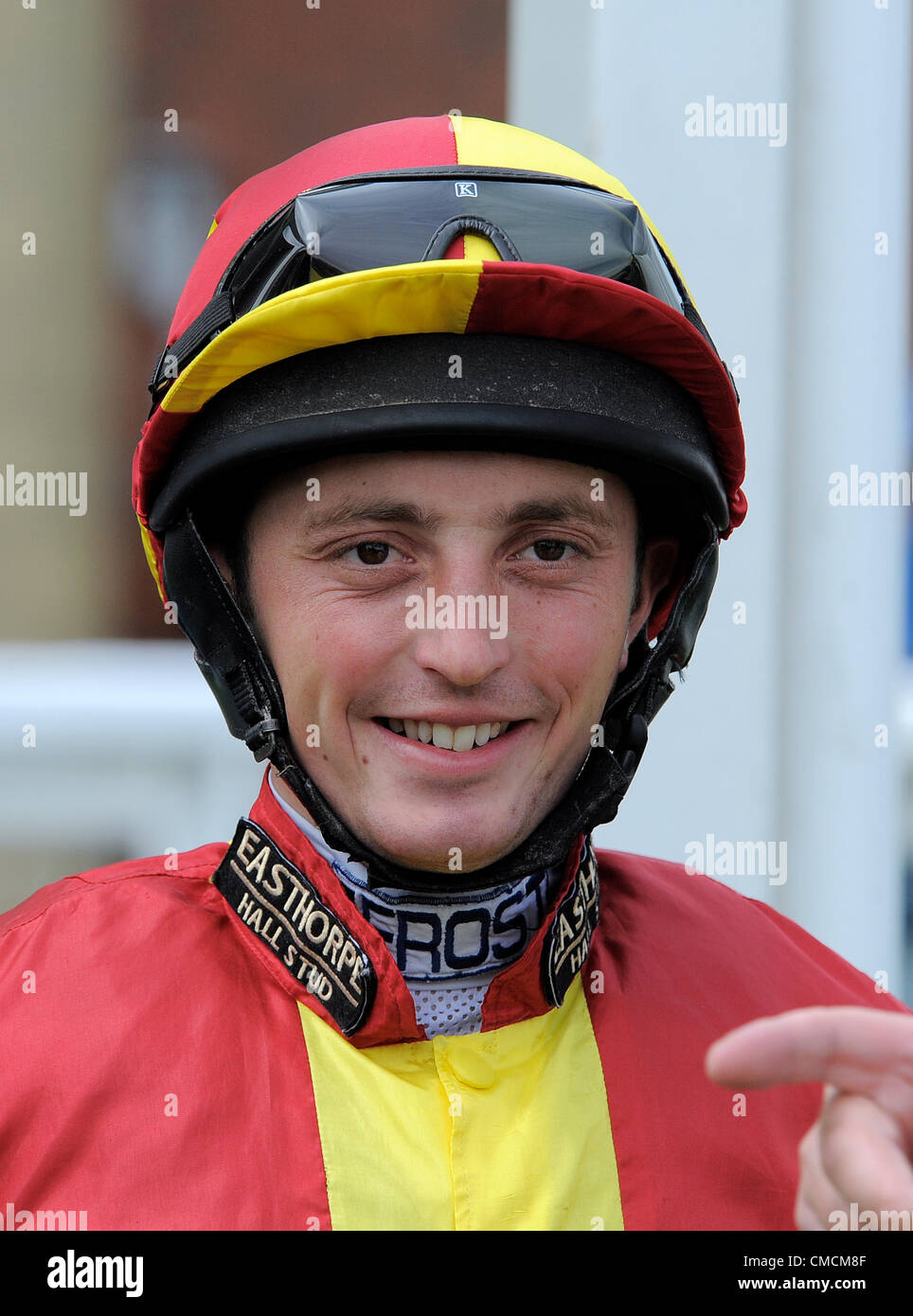 DURAN FENTIMAN JOCKEY BEVERLEY RACECOURSE BEVERLEY ENGLAND 17 July 2012 ...