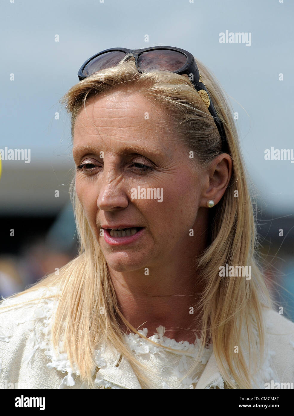 ANN DUFFIELD TRAINER BEVERLEY RACECOURSE BEVERLEY ENGLAND 17 July 2012 ...