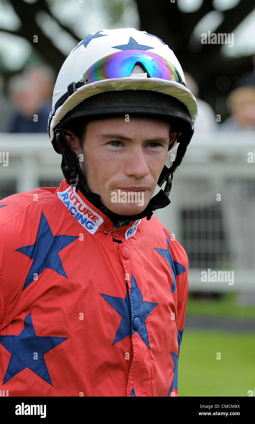 DECLAN CANNON JOCKEY BEVERLEY RACECOURSE BEVERLEY ENGLAND 17 July 2012 ...