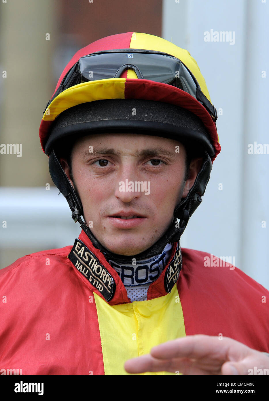 DURAN FENTIMAN JOCKEY BEVERLEY RACECOURSE BEVERLEY ENGLAND 17 July 2012 ...
