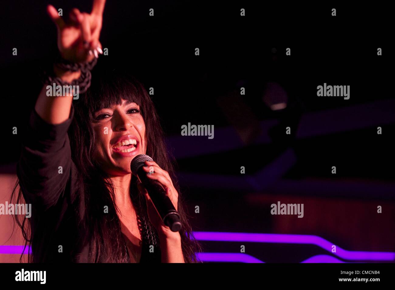 July 19, 2012 - Madrid, Spain - Swedish singer Loreen, winner of ...