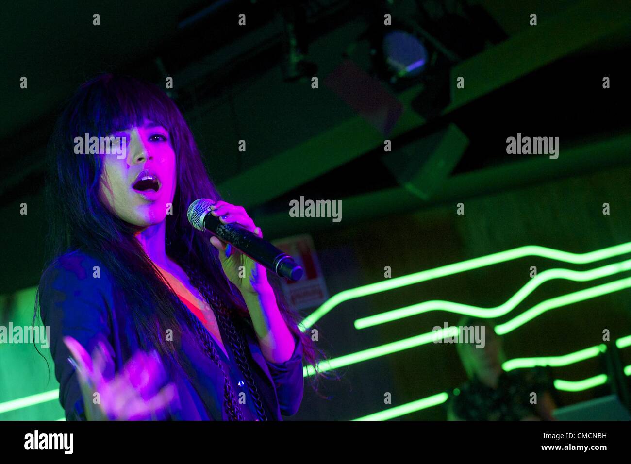 July 19, 2012 - Madrid, Spain - Swedish singer Loreen, winner of ...