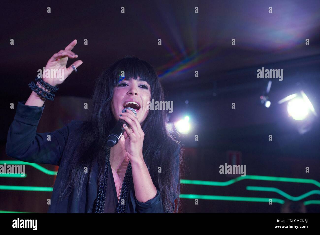 July 19, 2012 - Madrid, Spain - Swedish singer Loreen, winner of ...
