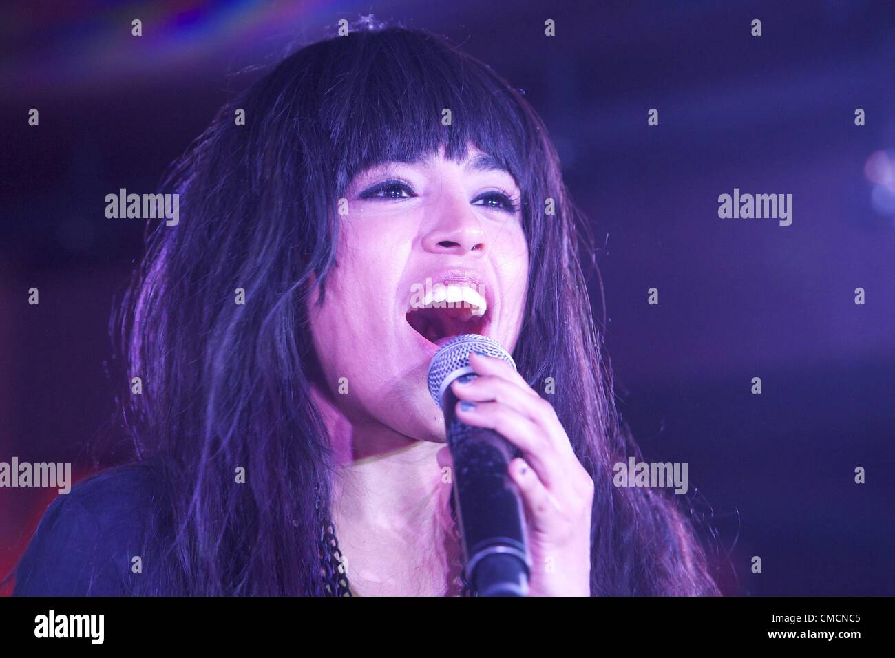 July 19, 2012 - Madrid, Spain - Swedish singer Loreen, winner of ...