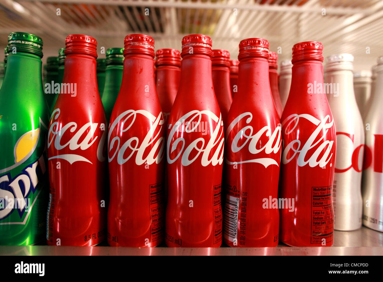 Coca cola two bottles hi-res stock photography and images - Alamy