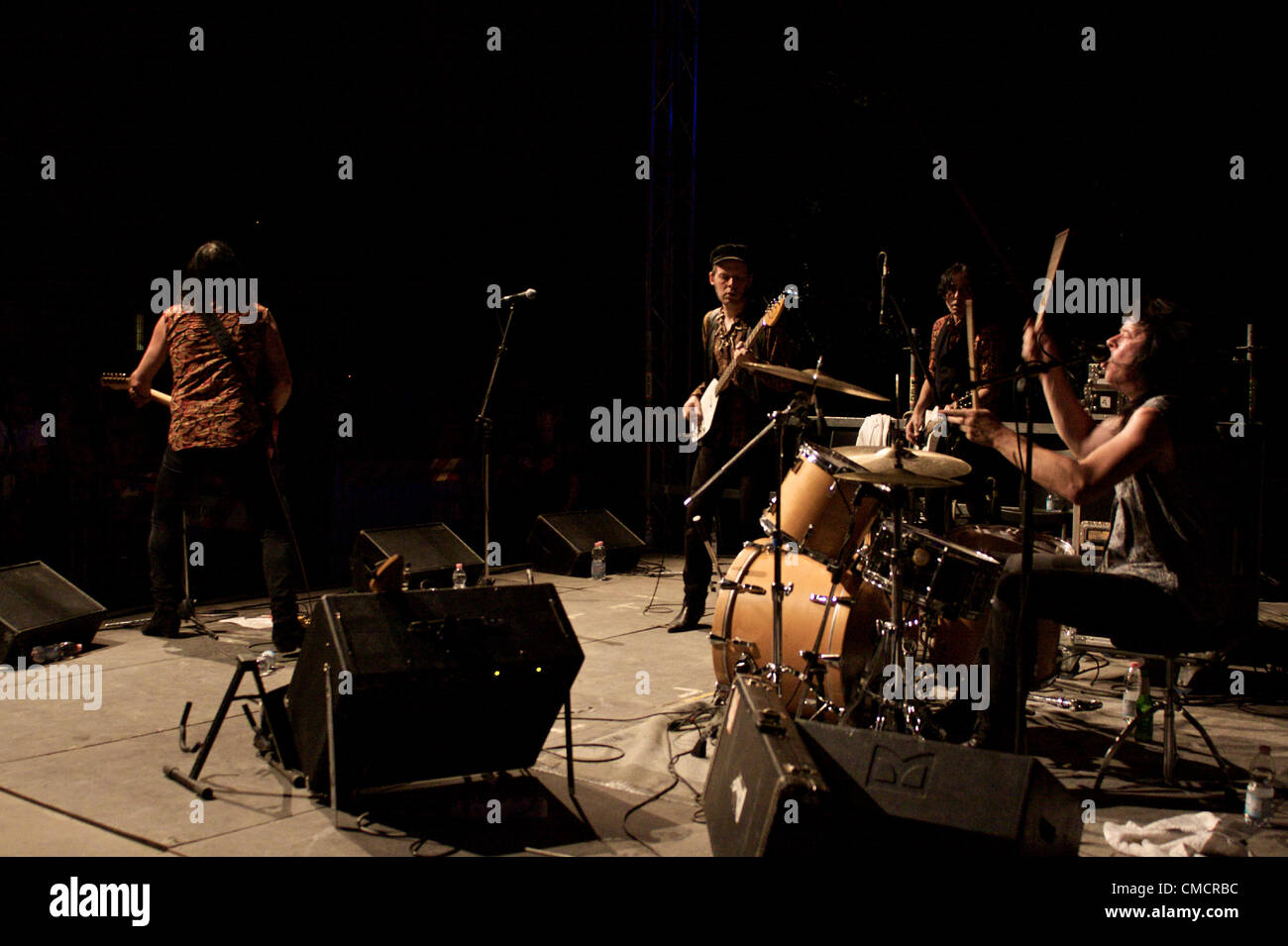 BOLOGNA, ITALY - JUL 19: Fuzztones [famous Garage Band from USA ...