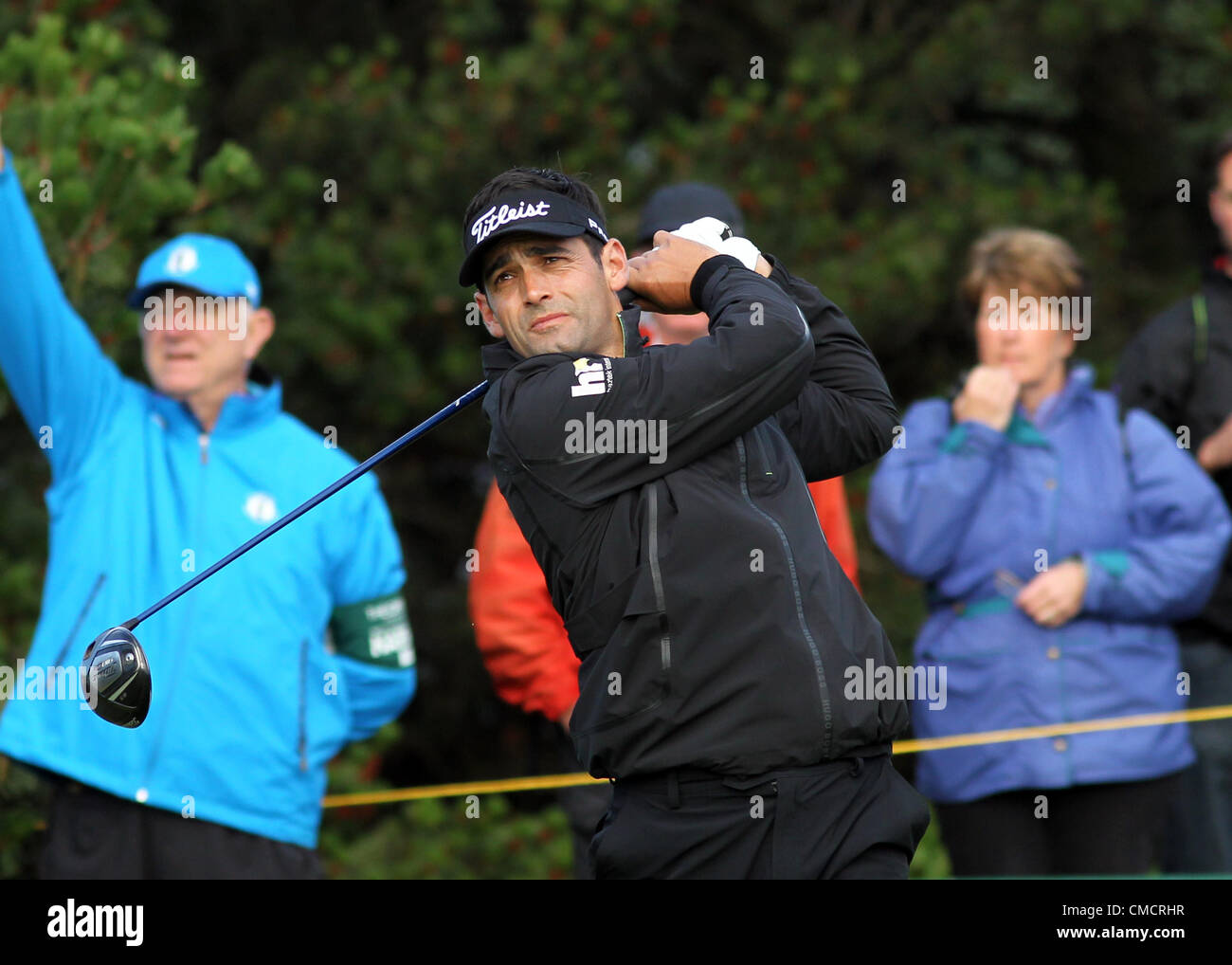 20.07.12 Lytham & St Annes, England. England's Lee Slattery in action ...