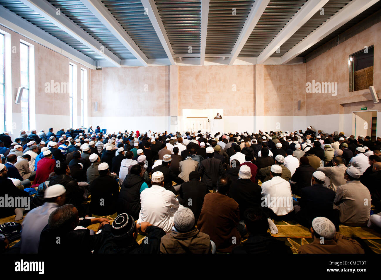 London, UK - 20 July 2012: London's Muslim community celebrates the ...