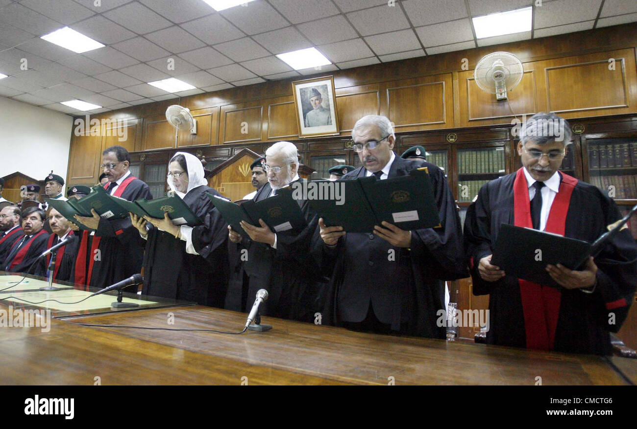 Peshawar high court chief justice hi-res stock photography and images - Alamy