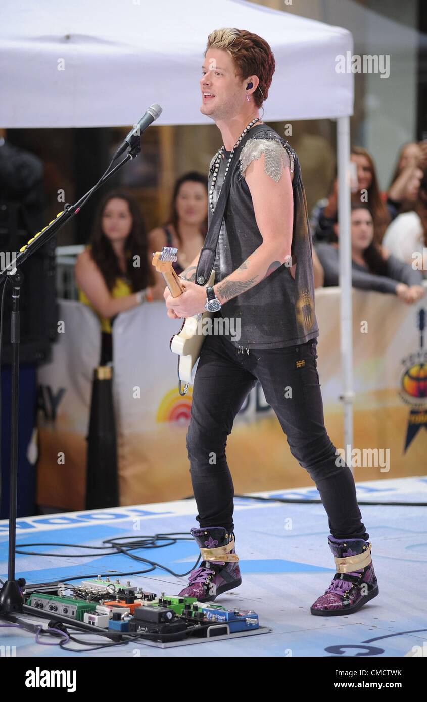 USA. Nash Overstreet on stage for NBC Today Show Summer Concert Series ...