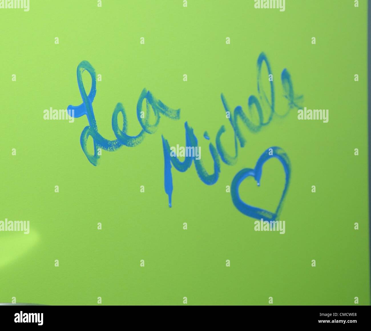 USA. Lea Michele at the press conference for Valspar Hands for Habitat ...