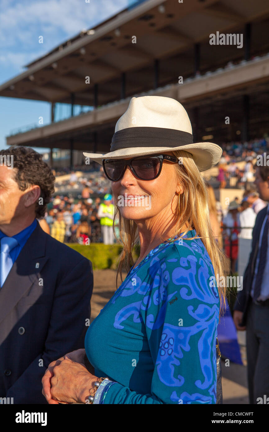 July 18, 2012 - Delmar, California, U.S - Movie star Bo Derick..Where ...