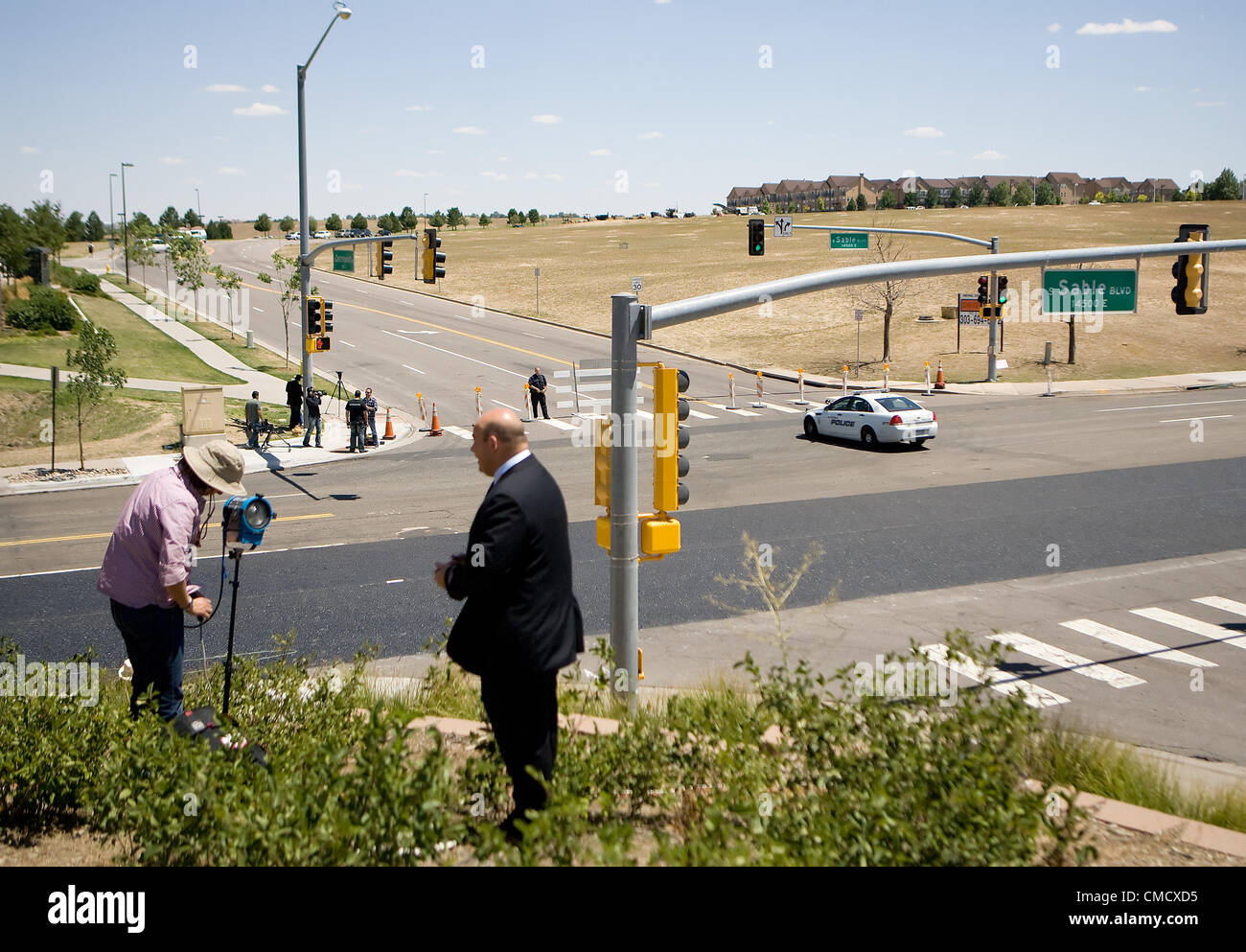 The dark knight rises (2012) on set hi-res stock photography and images ...