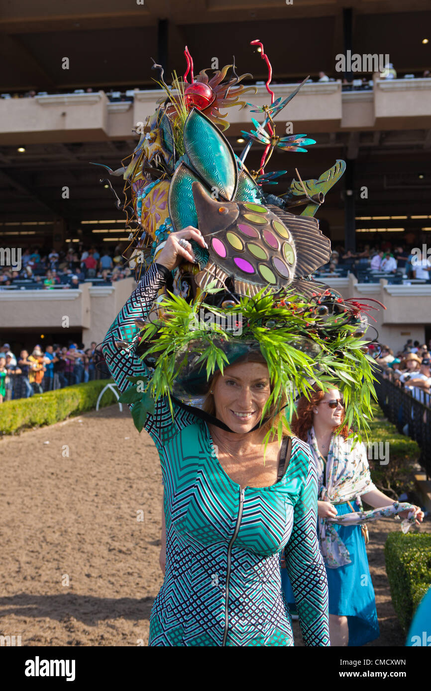 July 18, 2012 - Delmar, California, U.S - Meg Davis from LaCosta,CA ...
