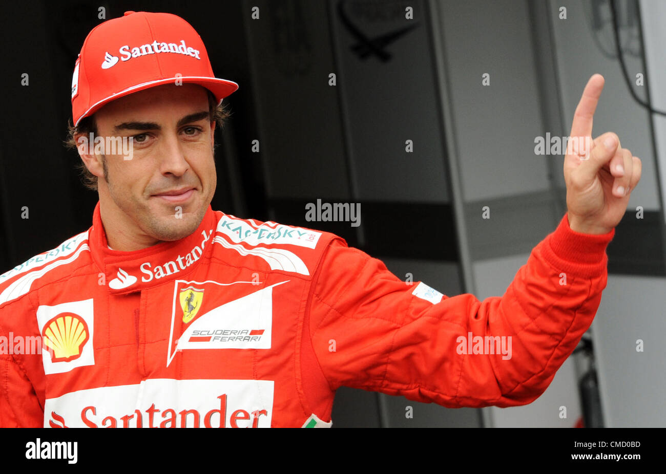 21.07.2012. Hoceknheim, Germany. Spanish Formula One driver Fernando ...