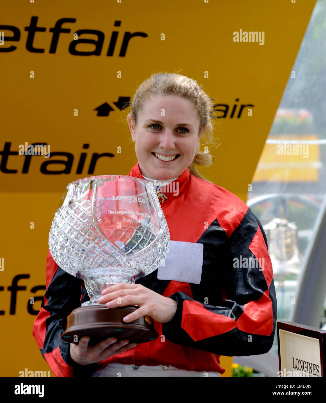 21.07.2012 Ascot, England. Hayley Moore riding Redvers wins The ...