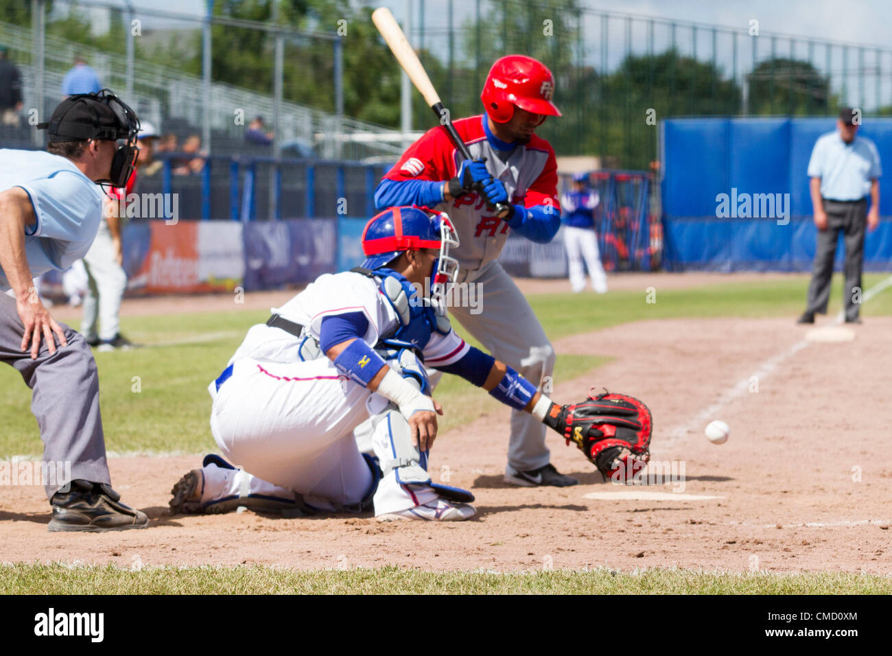 HAARLEM, THE NETHERLANDS, 20/07/2012. Richard Gonzalez (right, Puerto ...