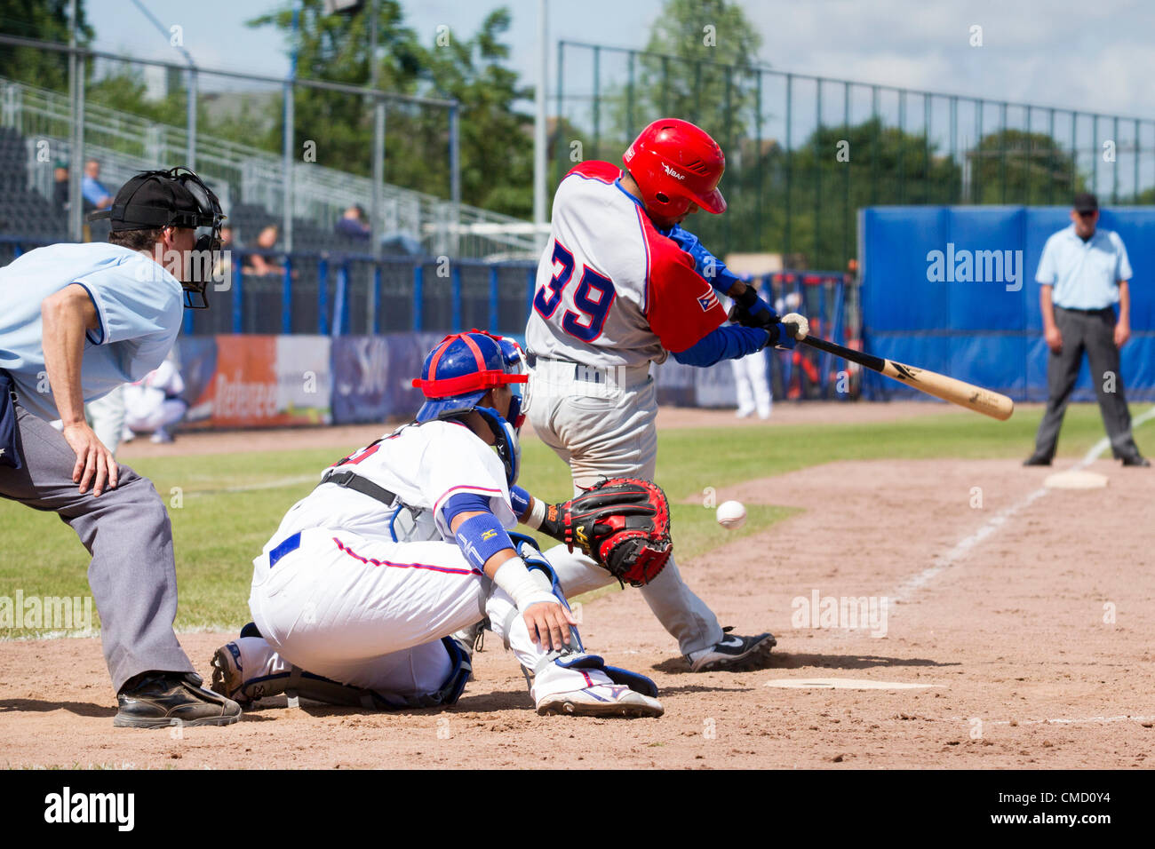 HAARLEM, THE NETHERLANDS, 20/07/2012. Richard Gonzalez (right, Puerto ...