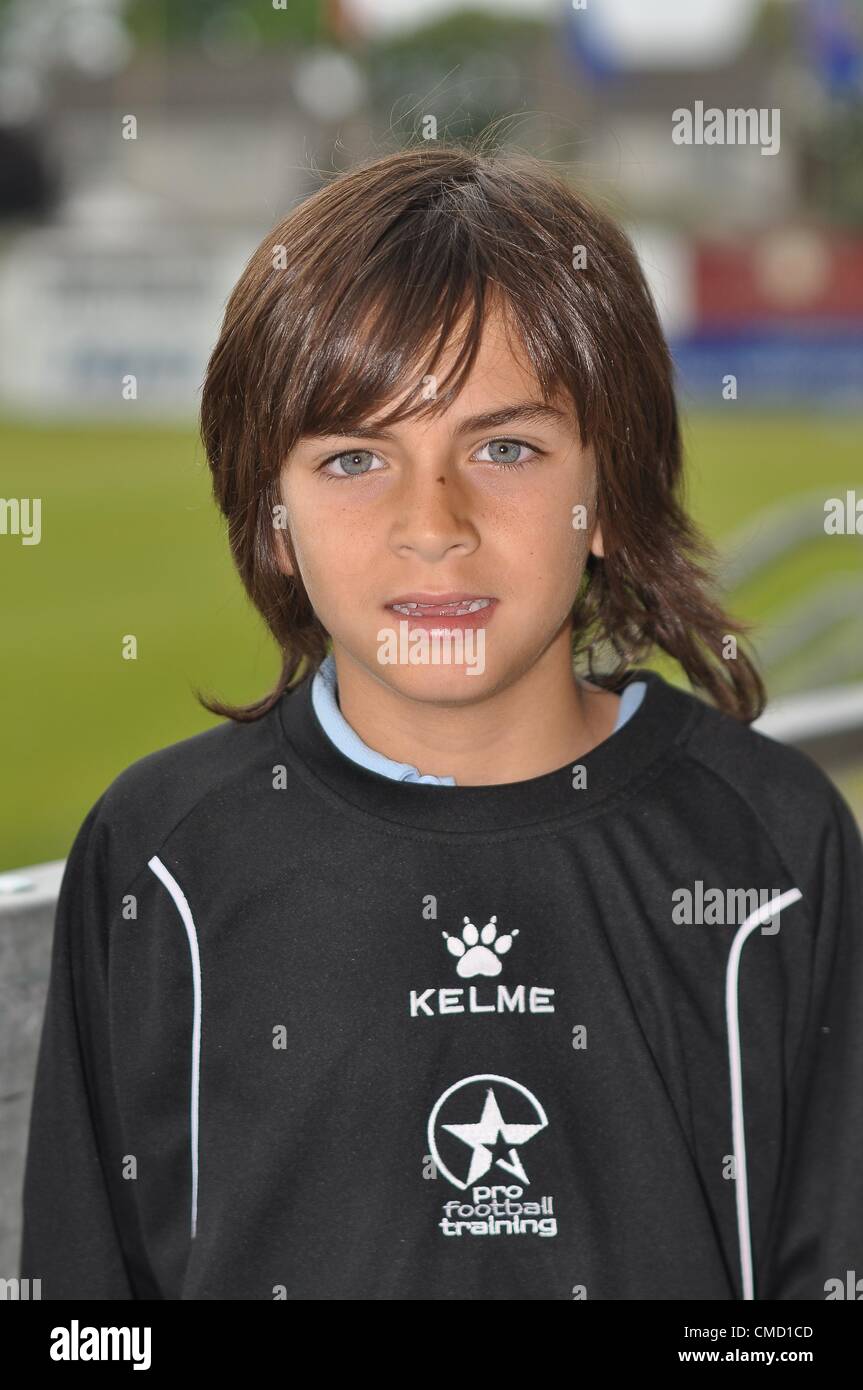 Zak Gilsenan, 9, from Castleknock, Dublin, was an interested spectator ...