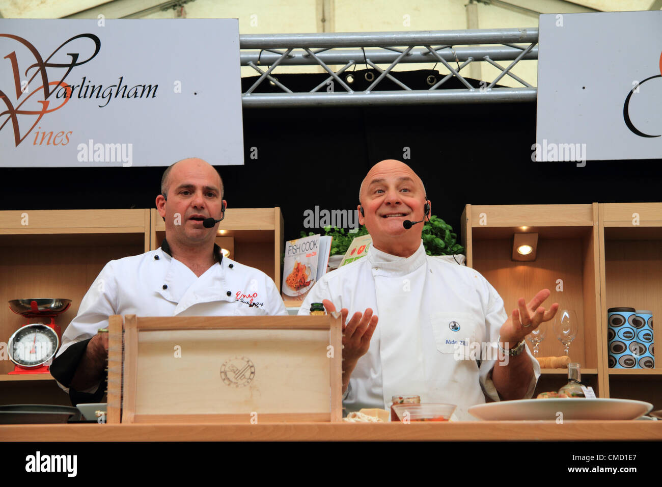 Aldo Zilli & Enzo the Sicilian chef prepares Italian specialities in ...