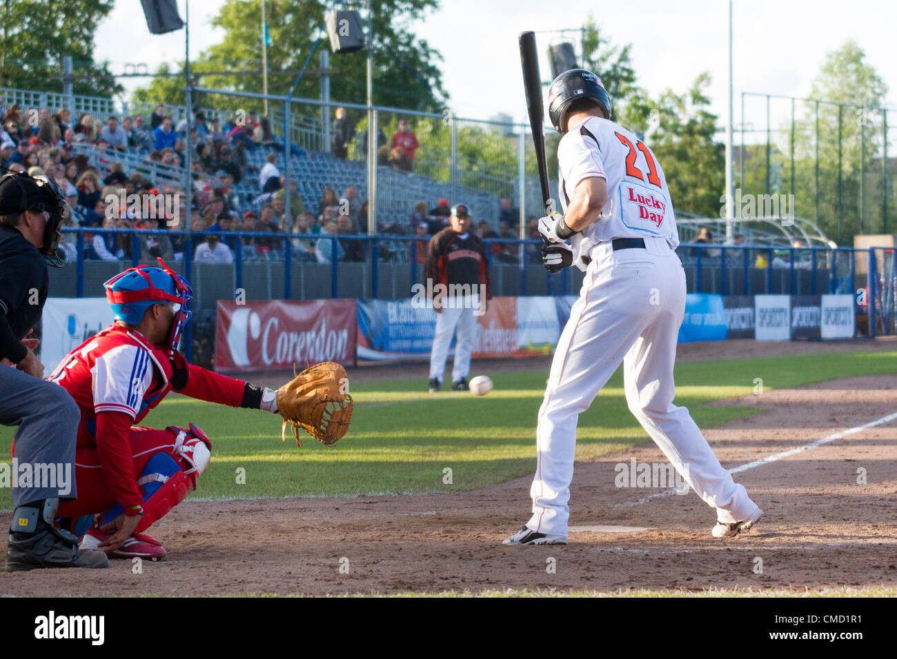 HAARLEM, THE NETHERLANDS, 20/07/2012. Quintin de Cuba (right, team ...