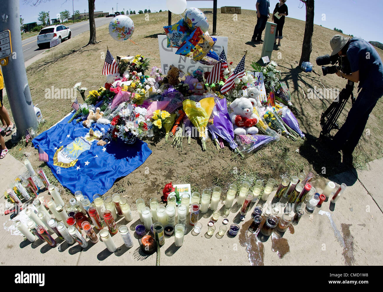 Aurora movie theater shooting memorial hi-res stock photography and ...