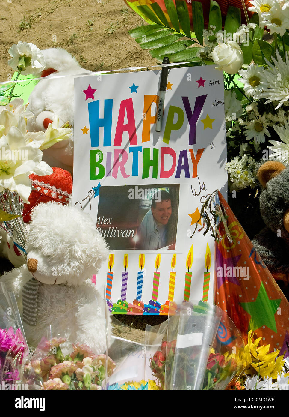 Aurora movie theater shooting memorial hi-res stock photography and ...