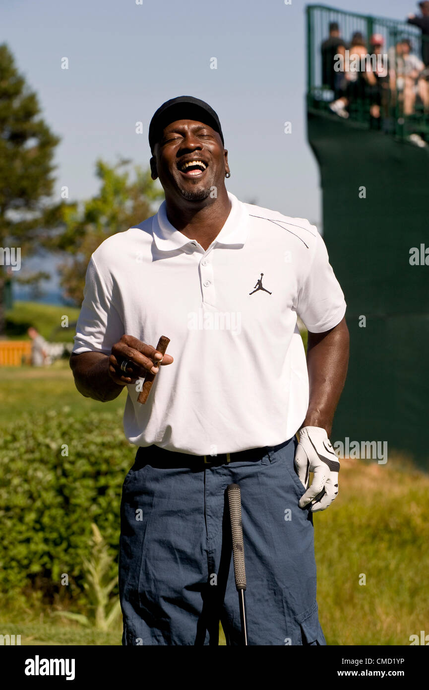 July 21, 2012 - Stateline, Nevada, USA - Michael Jordan plays in the ...