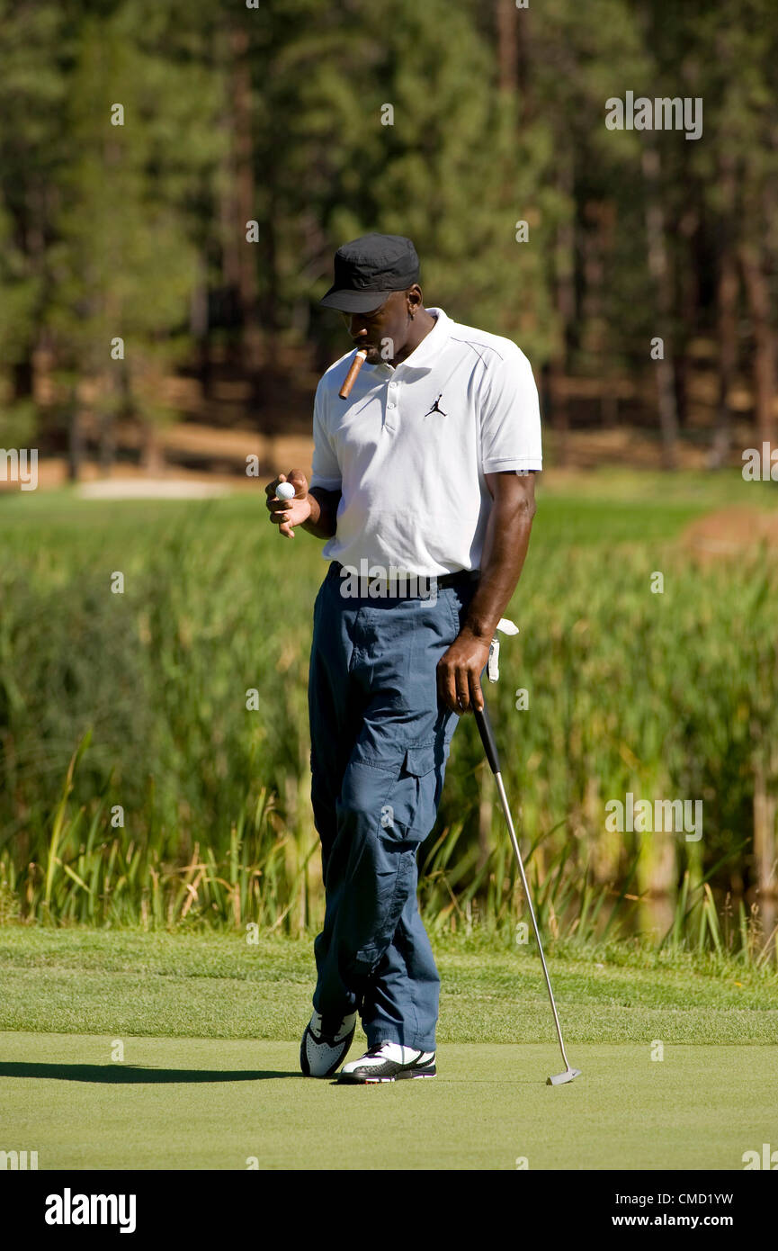 July 21, 2012 - Stateline, Nevada, USA - Michael Jordan plays in the ...