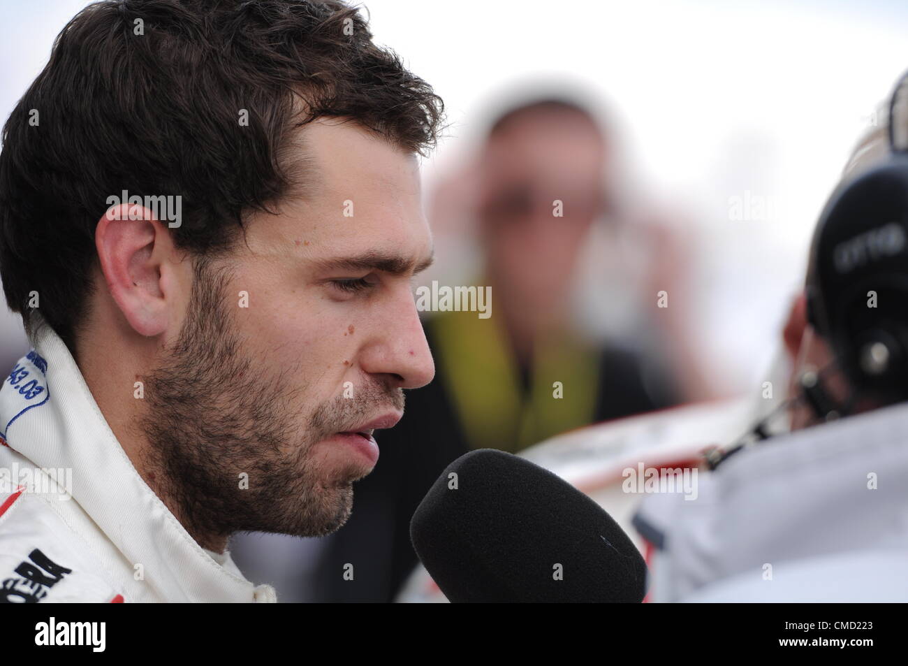 21st July 2012, Silverstone, UK. Emmerdale actor Kelvin Fletcher after ...