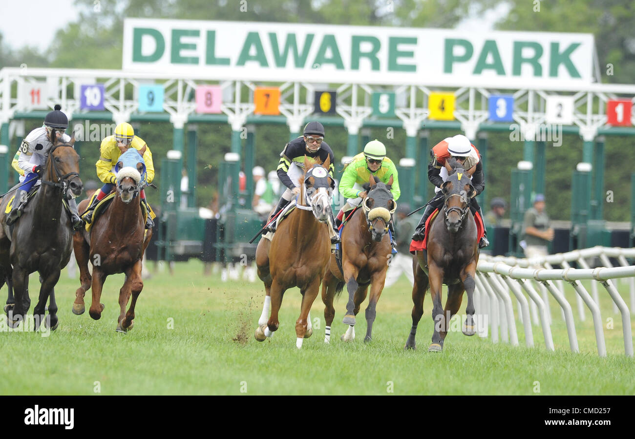 July 21, 2012 - Stanton, Delaware, U.S. - Scenes from Delaware Handicap ...