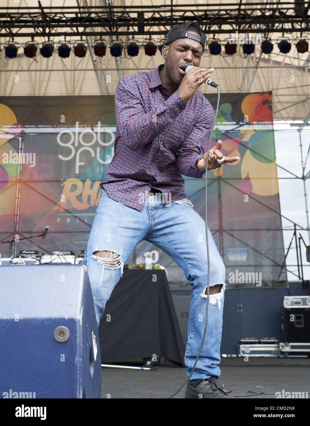July 21, 2012 - Philadelphia, Pennsylvania, U.S - R&B singer, LUKE ...