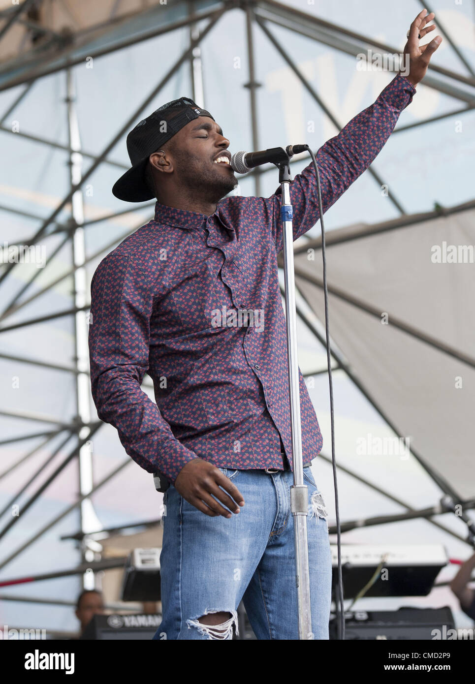 July 21, 2012 - Philadelphia, Pennsylvania, U.S - R&B singer, LUKE ...