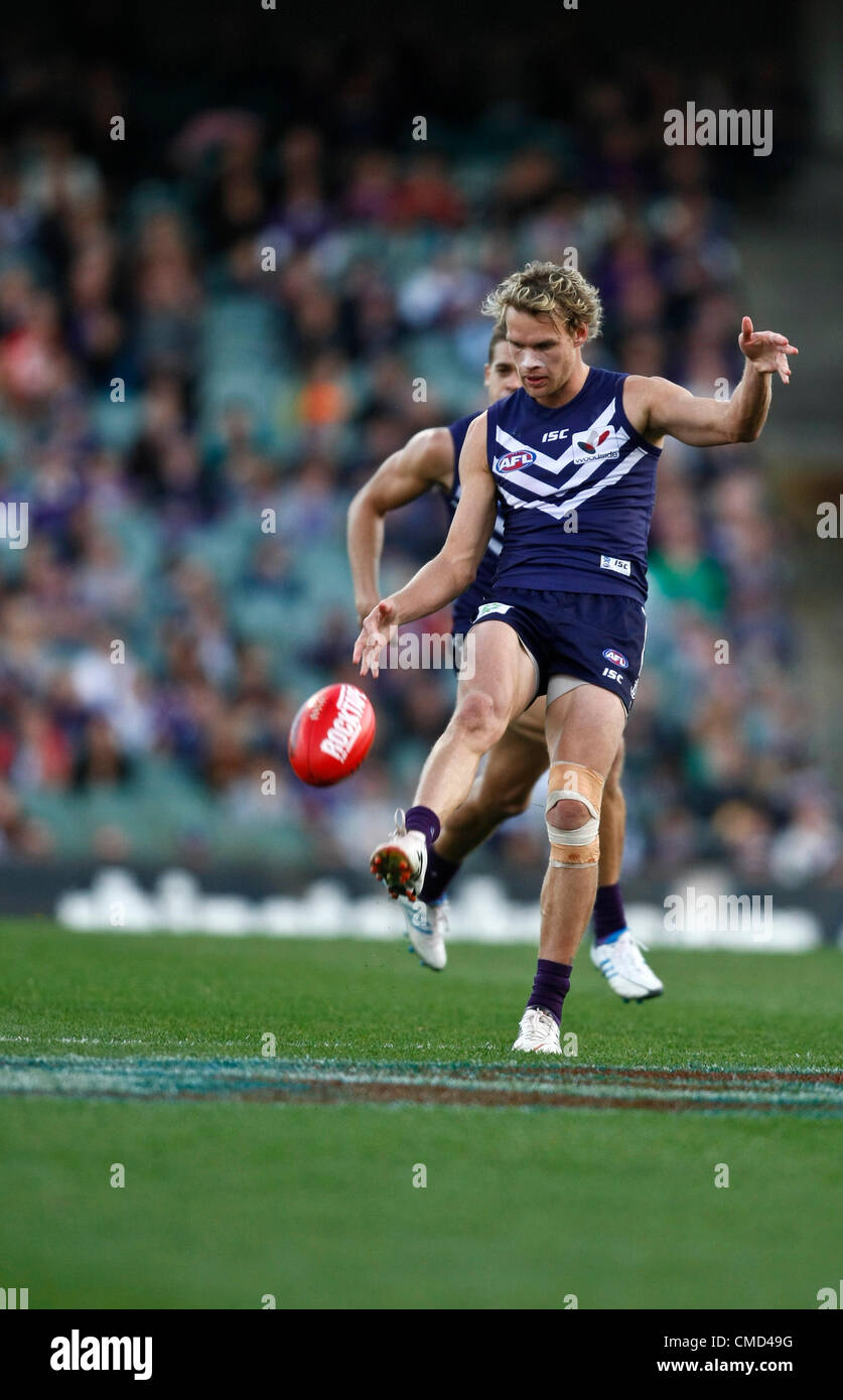 22.07.2012 Subiaco, Australia. Fremantle v Greater Western Sydney. Paul ...