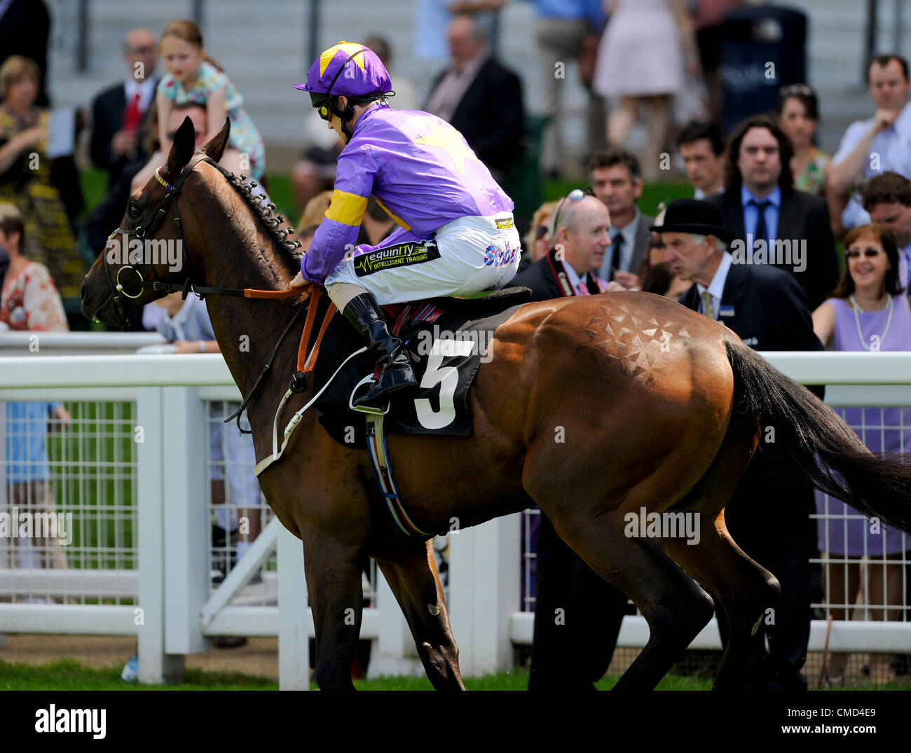 22.07.2012 Ascot, England. 5. Izzy Boy (USA). Jockey: Joe Fanning ...