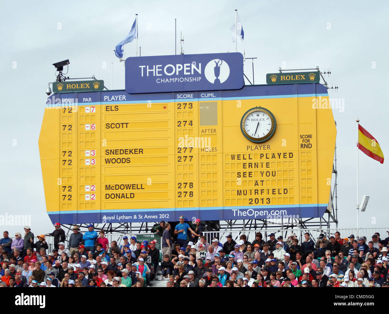 Golf the open championship royal lytham and st annes hi-res stock ...