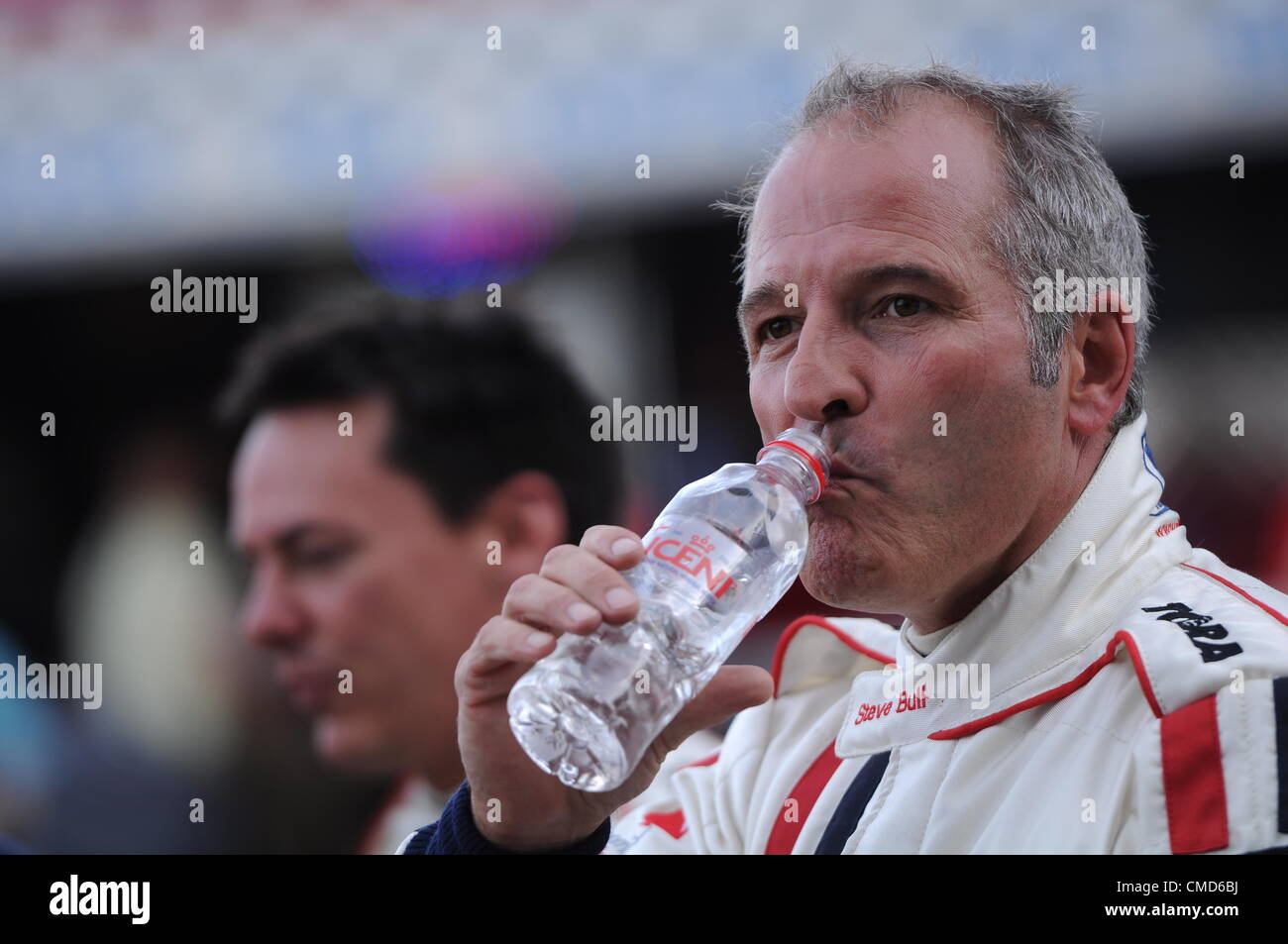 21st July 2012, Silverstone, UK. Former footballer Steve Ball ...