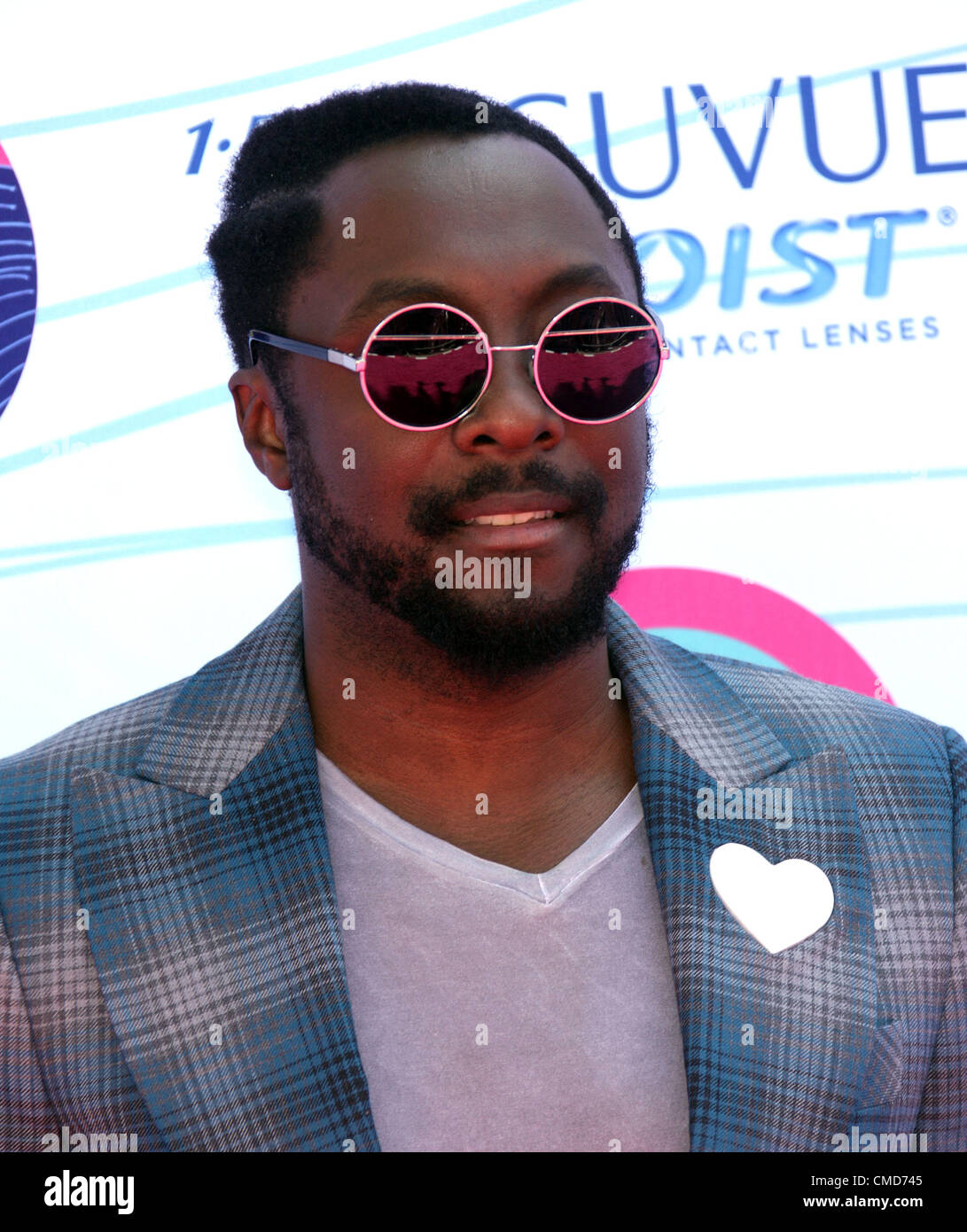 July 22, 2012 - Los Angeles, California, U.S. - Will I Am arrives for ...