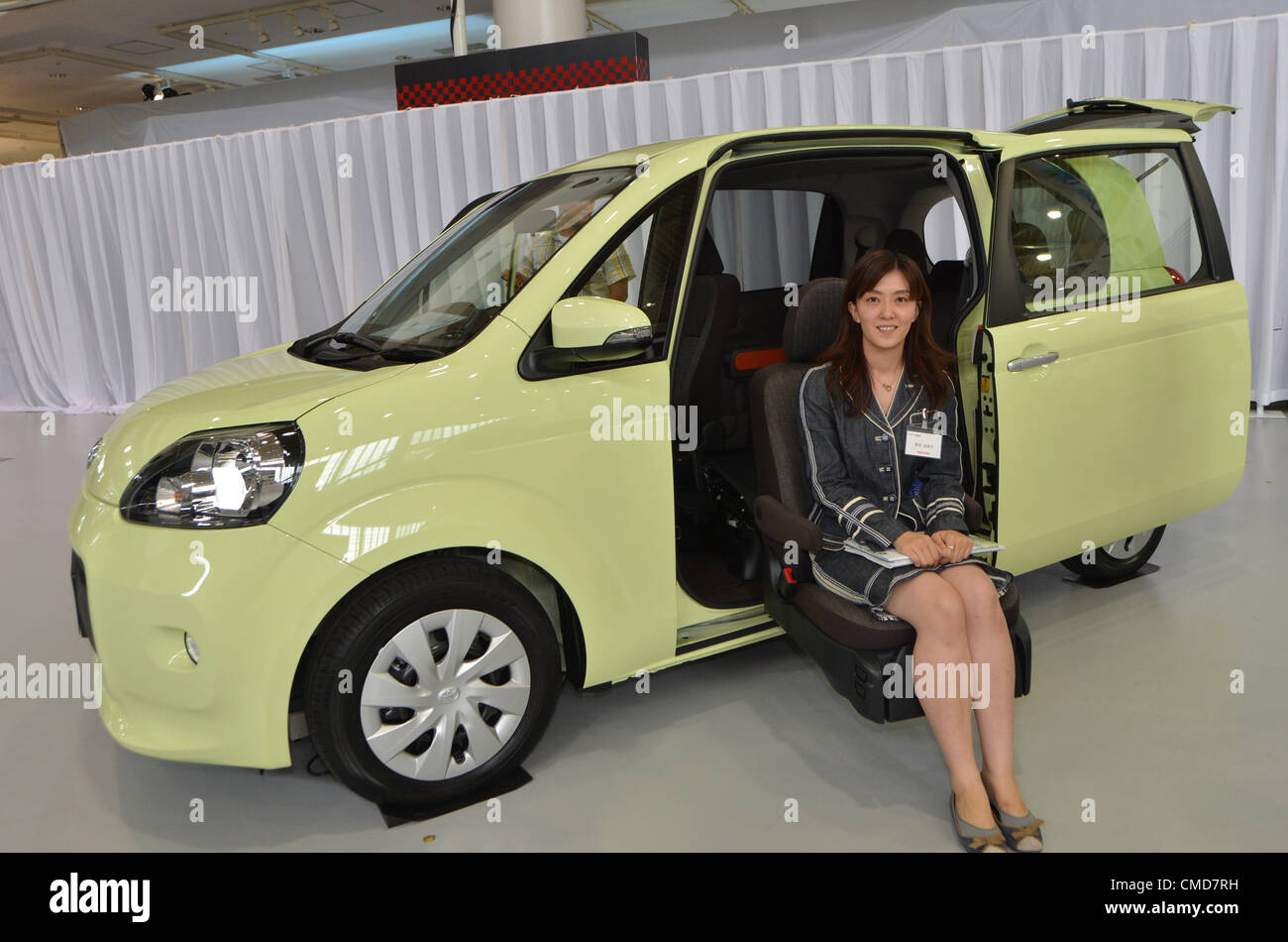 July 23, 2012, Tokyo, Japan - Toyota Motor Corp. unveils two new types ...