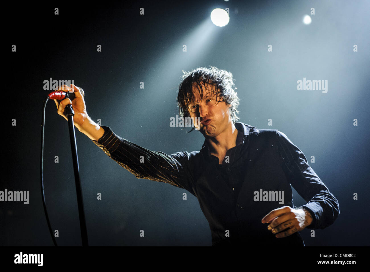 July 22, 2012 - Toronto, Ontario, Canada - Lead singer DENNIS LYXZEN ...
