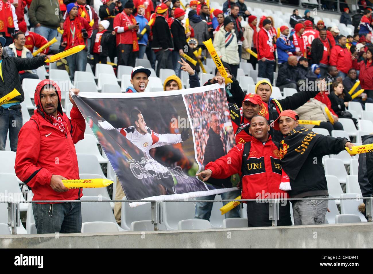CAPE TOWN, SOUTH AFRICA - JULY 21, Fans during the MTN Football ...