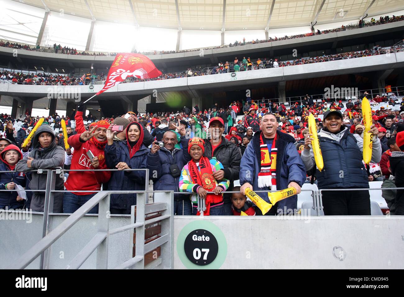 CAPE TOWN, SOUTH AFRICA - JULY 21, Fans during the MTN Football ...