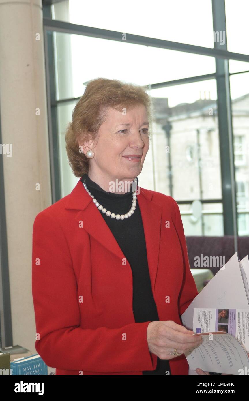 Armagh, Northern Ireland. Mary Robinson, former President of Ireland ...