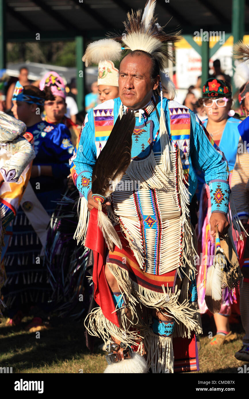 Native Americans from around North America gathered to sing, dance, and ...
